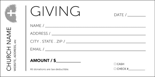 Custom Offering Envelope | MyOfferingEnvelope.com | Template 8