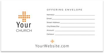 Design Custom Offering Envelope from Scratch | MyOfferingEnvelope.com